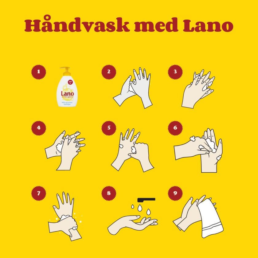Hvordan vaske hendene riktig? | Lano